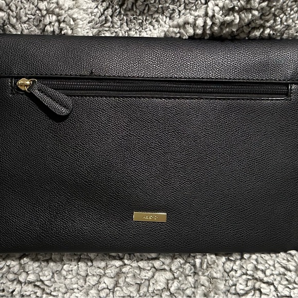 Aldo | Bags | Aldo Black Gold Designer Clutch Bag Purse | Poshmark